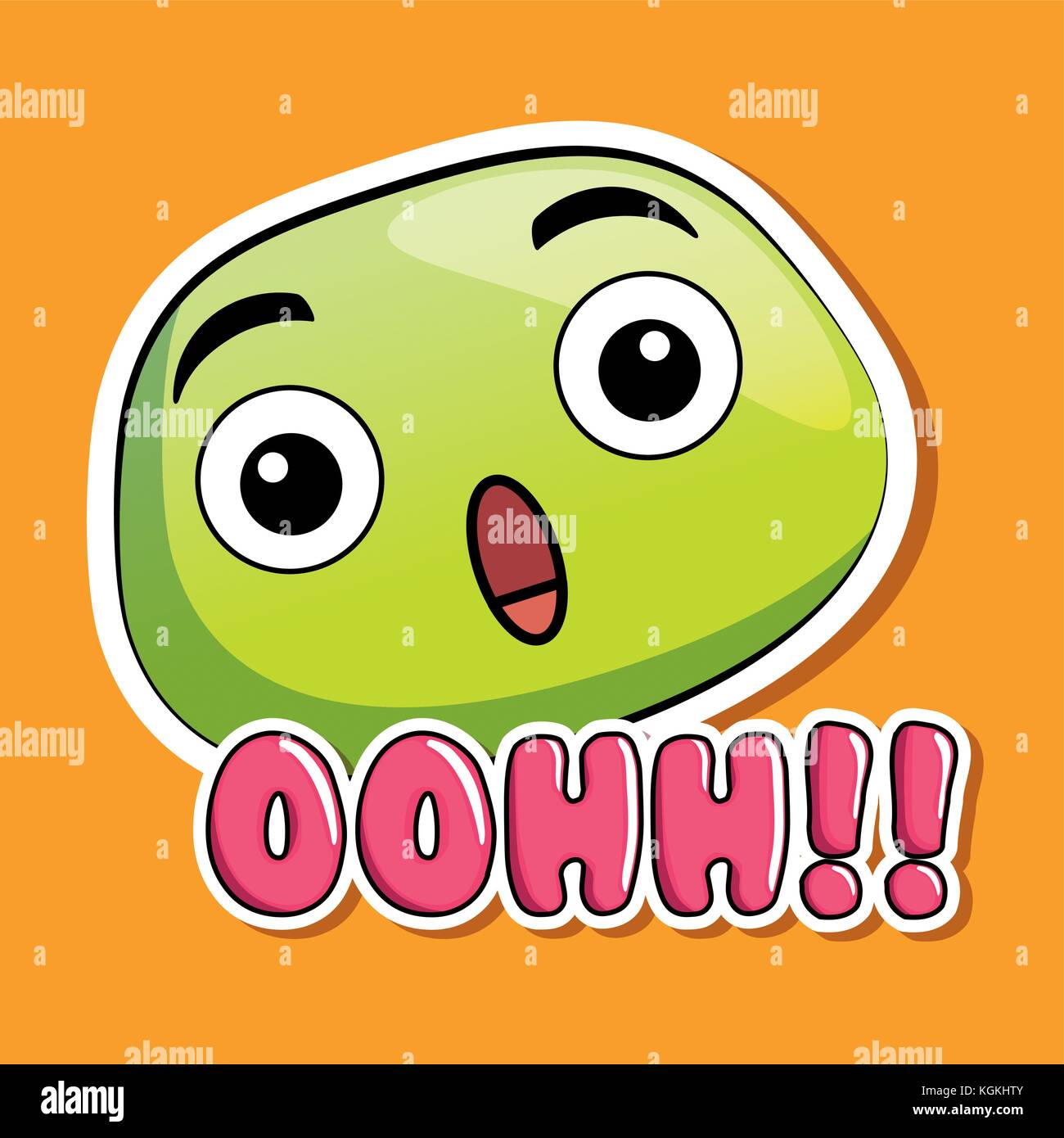 cute emoji cartoon vector illustration graphic design Stock Vector ...