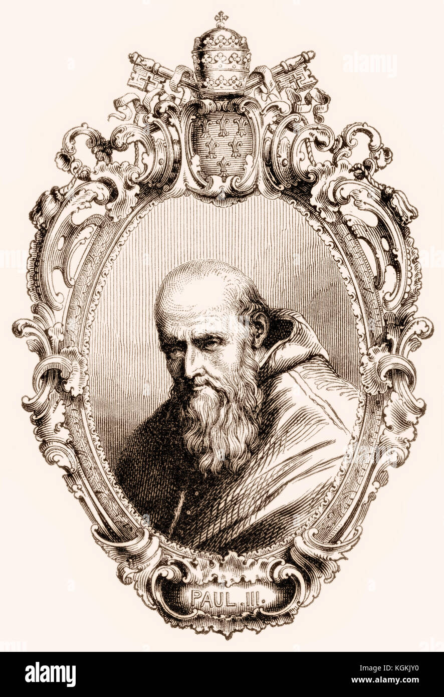 Paul iii alessandro farnese hi-res stock photography and images - Alamy
