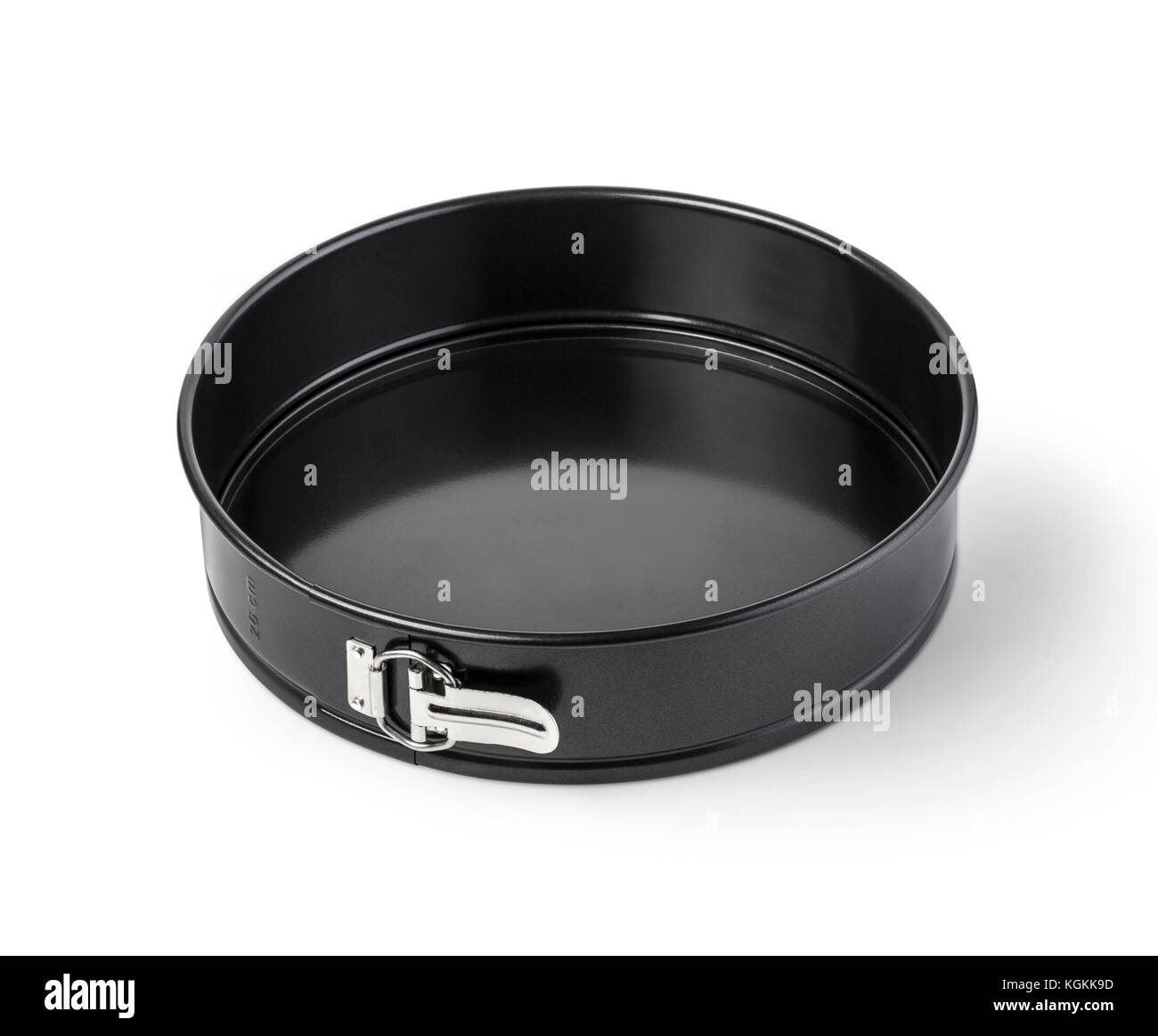 Baking tin, isolated on white background with clipping path Stock Photo ...