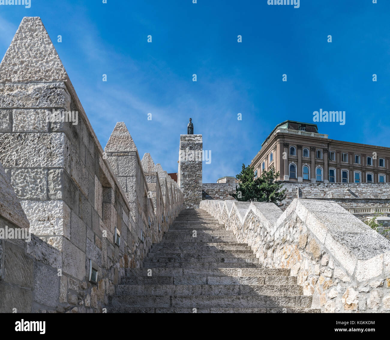 Budapest castle hill stairs hi-res stock photography and images - Alamy