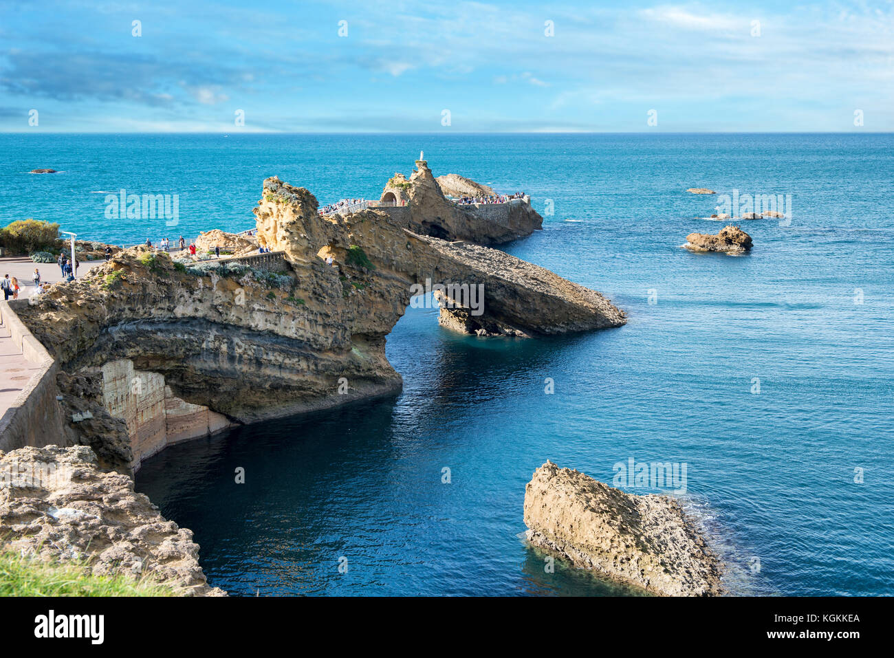 a view of Biarritz city in France Stock Photo - Alamy