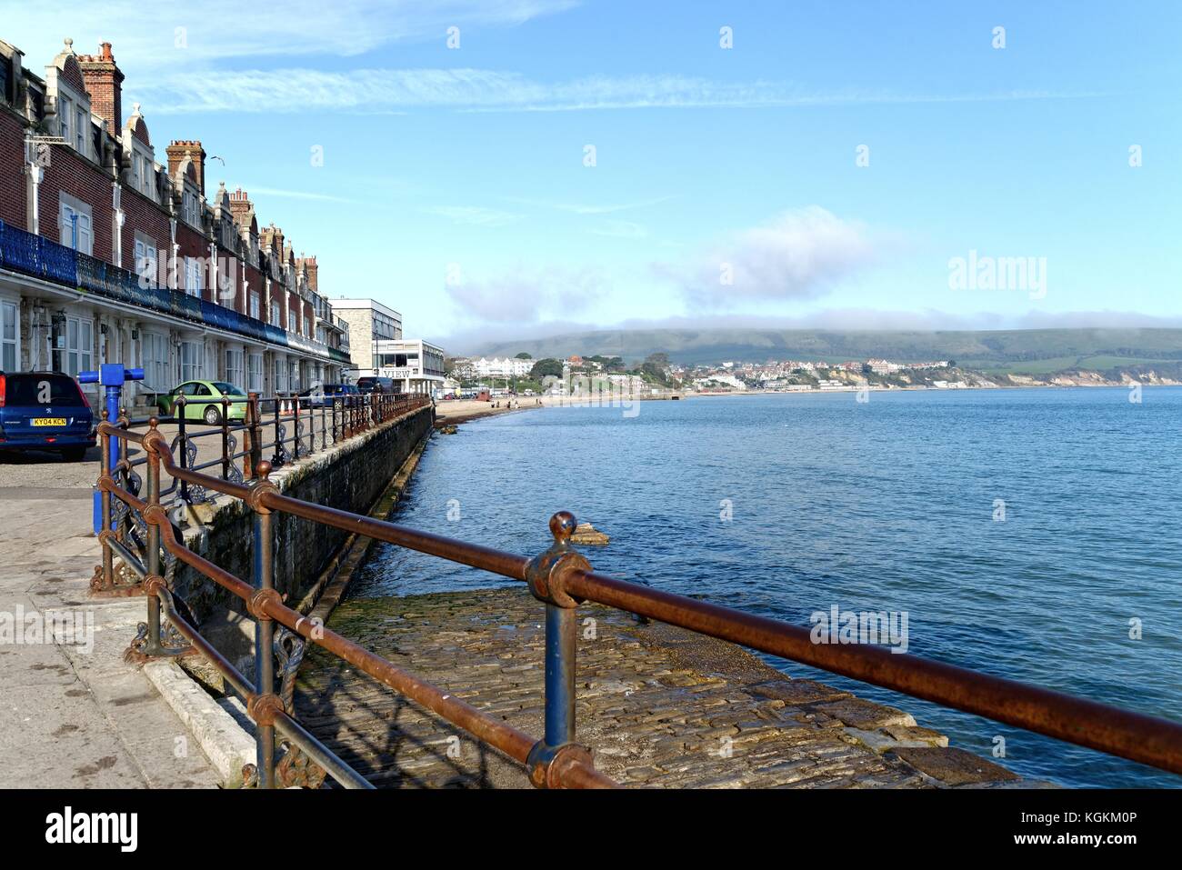 Swanage beach england uk hi-res stock photography and images - Alamy