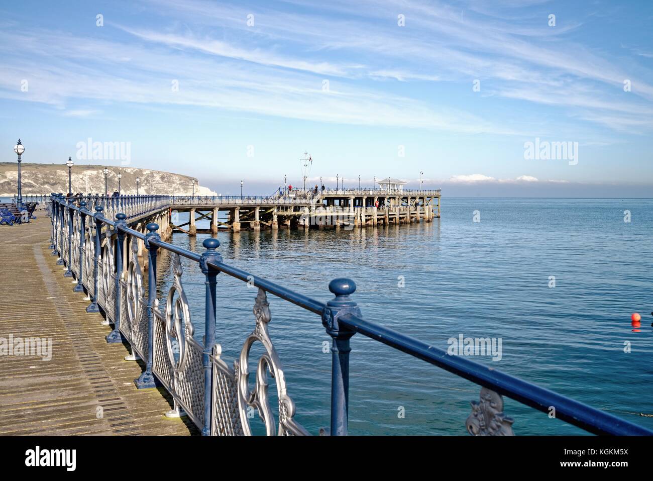 Swanage pier and bay, Swanage Isle of Purbeck Dorset UK Stock Photo - Alamy