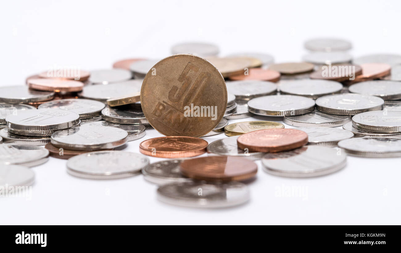 Romania coins hi-res stock photography and images - Alamy