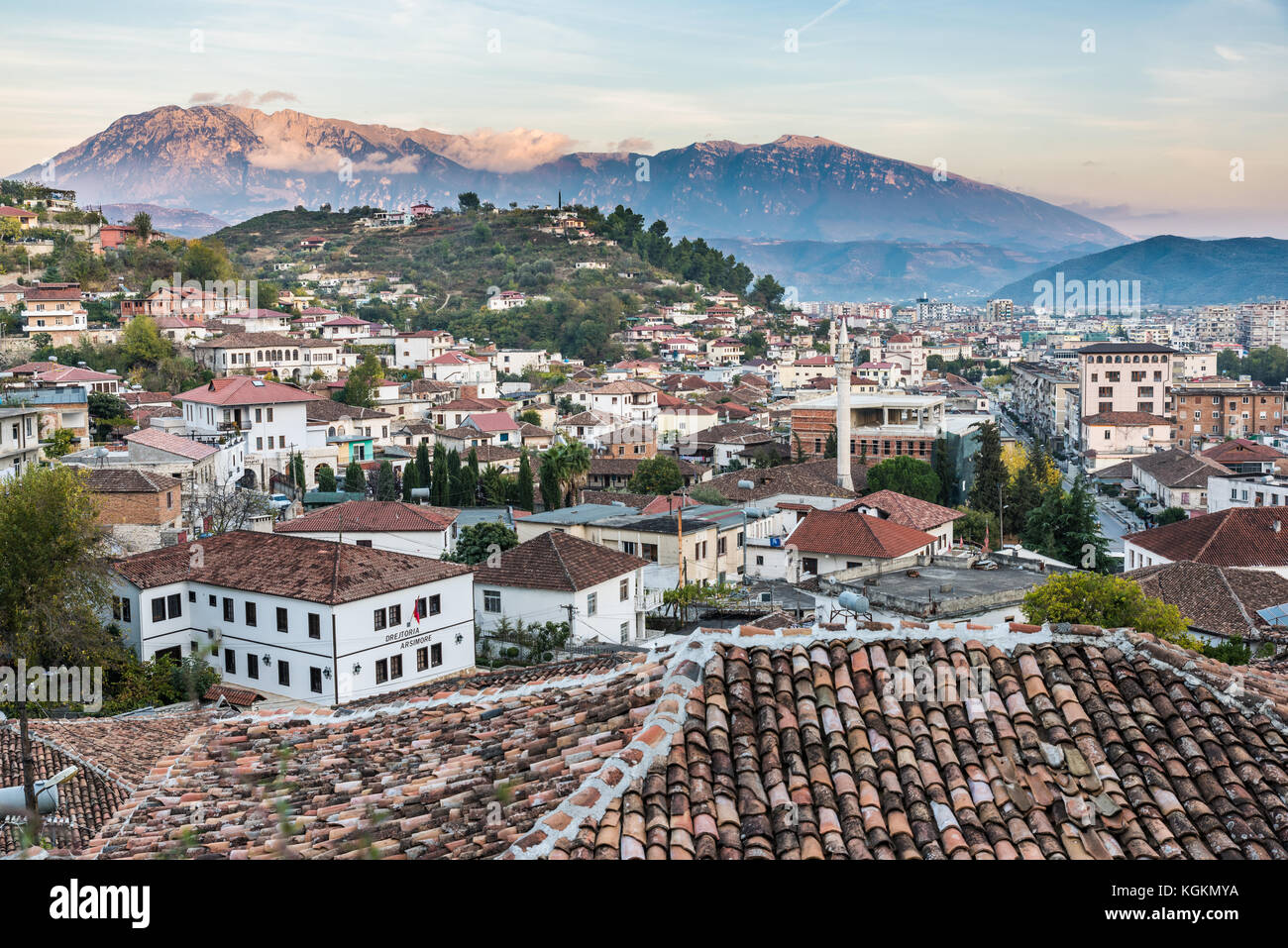 Berat albania mangalem hi-res stock photography and images - Alamy
