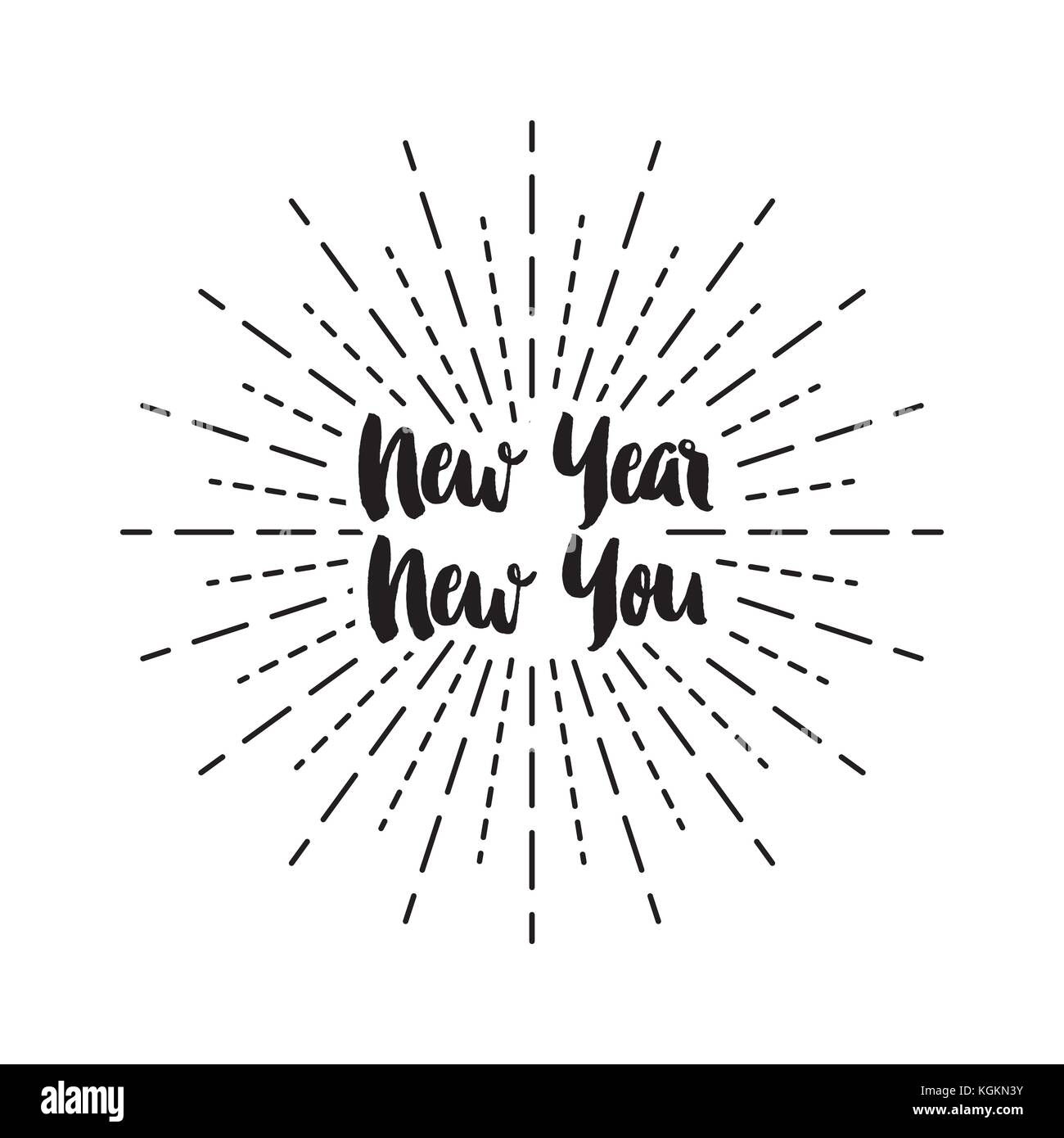 Holiday vintage happy new Black and White Stock Photos & Images - Alamy