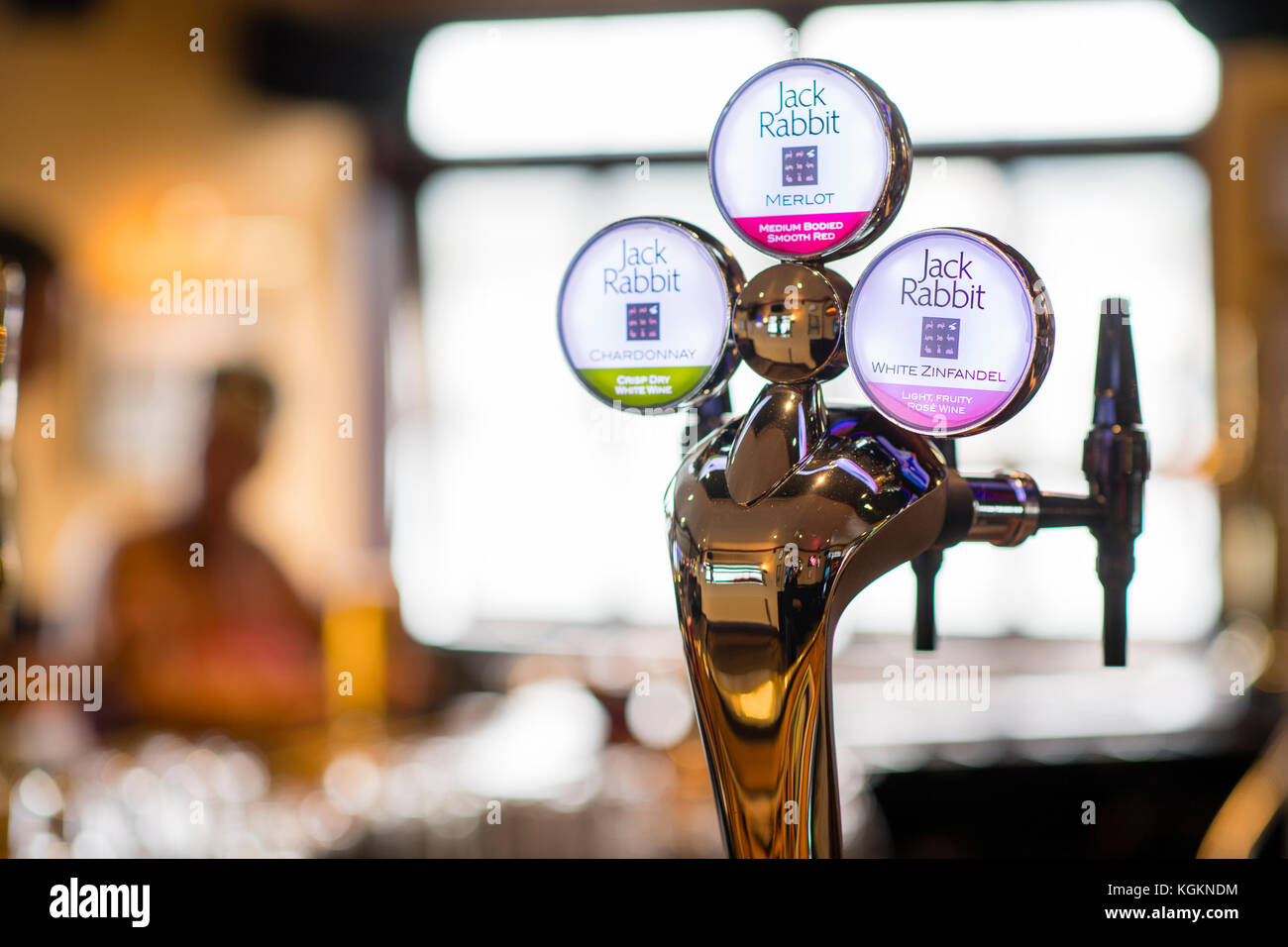 Alcohol and drink culture in the UK: Jack Rabbit draught Chardonnay ...