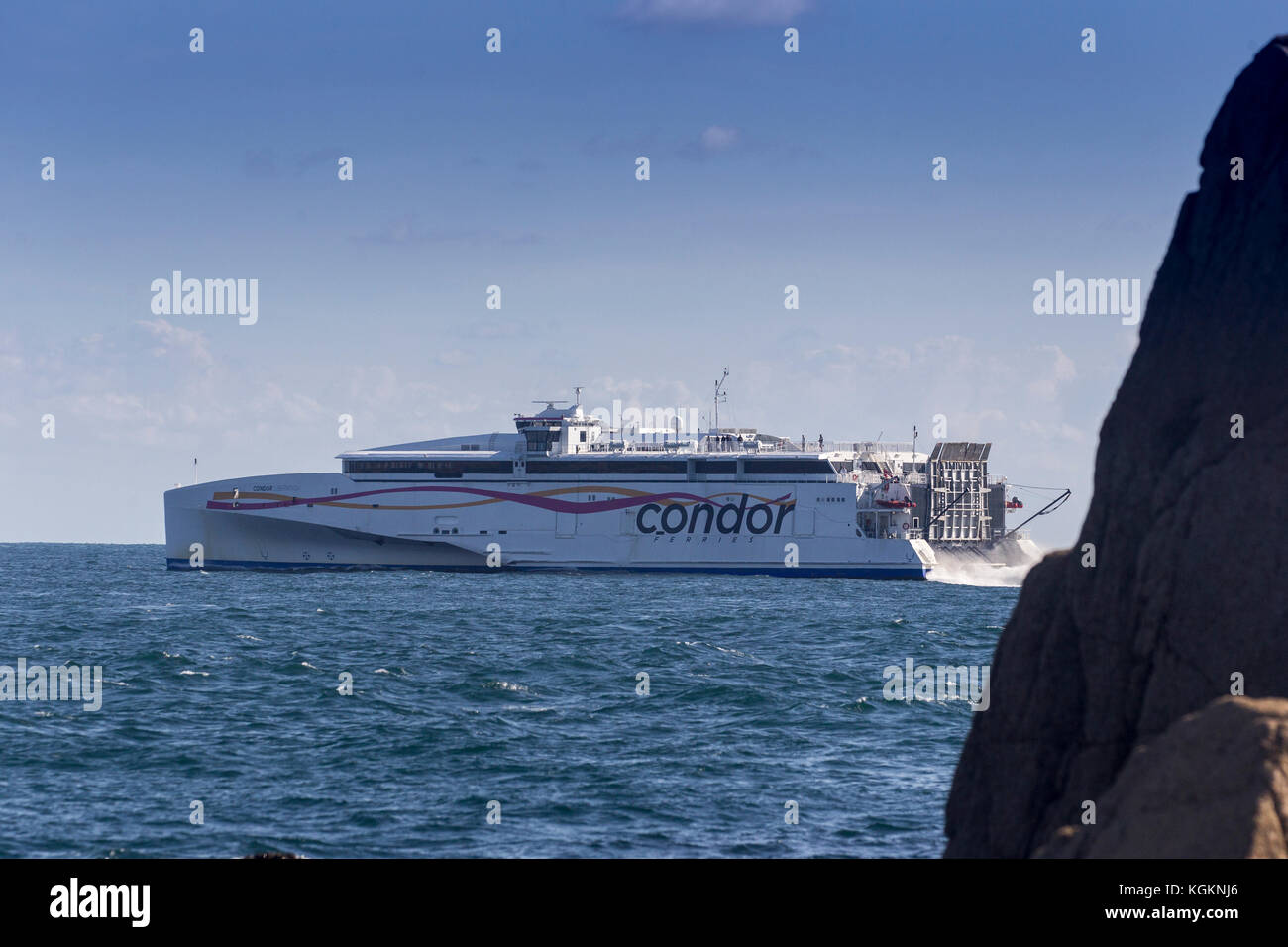 Condor Ferries operator passenger and freight ferry services between The United Kingdom ...