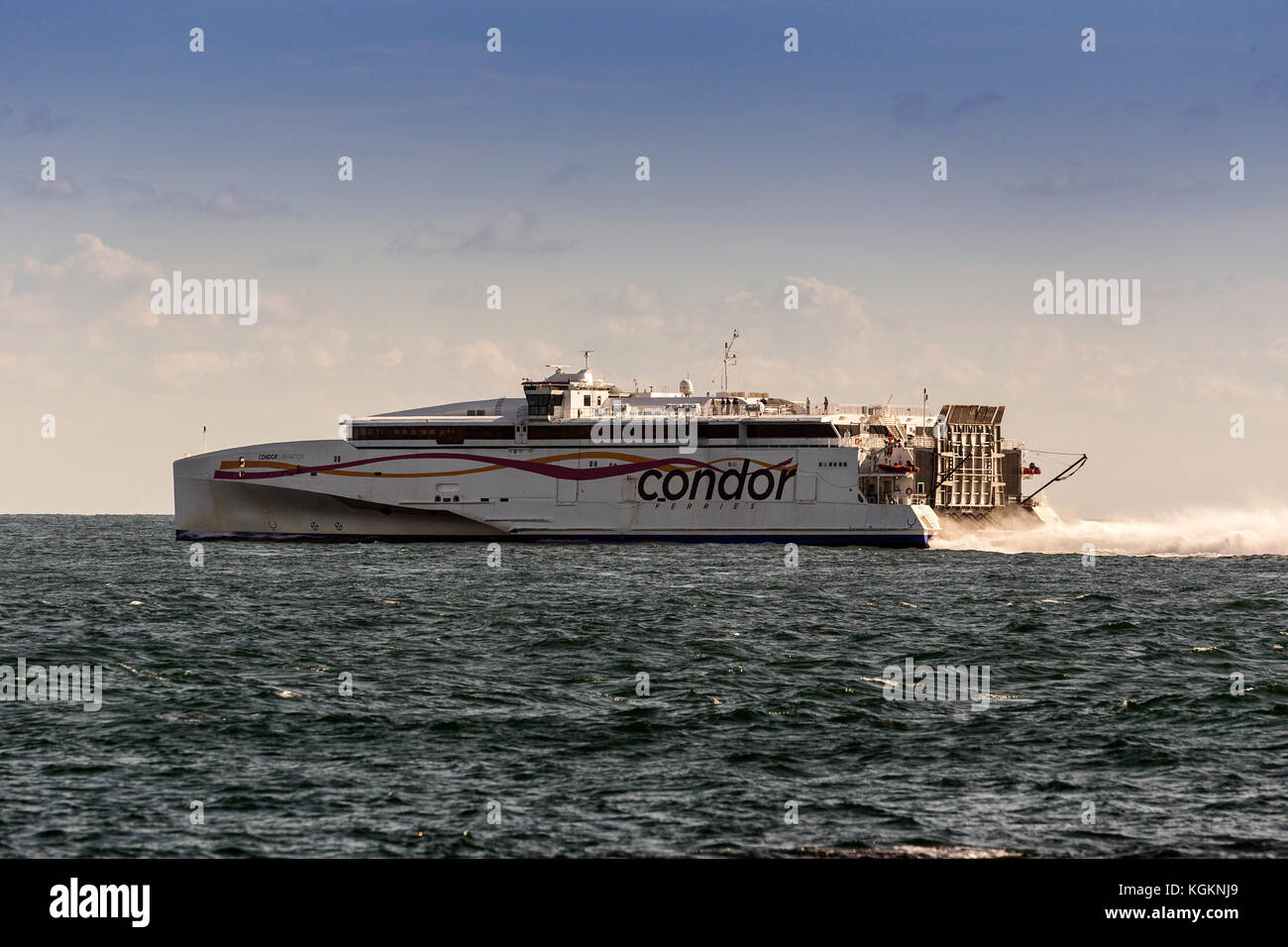 Condor Ferries operator passenger and freight ferry services between The United Kingdom ...