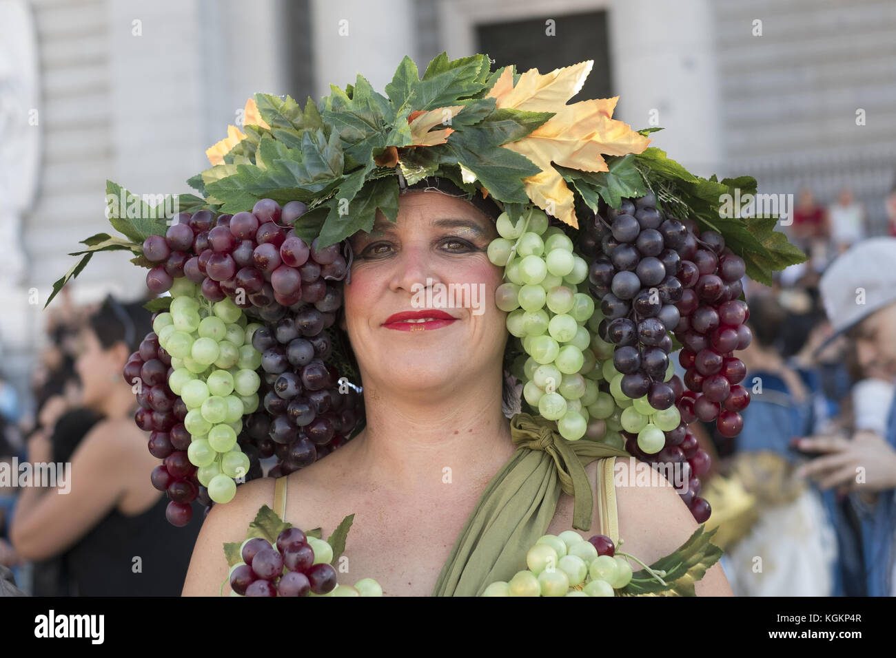 Parade of The Baroque Party through the streets of Madrid to ...