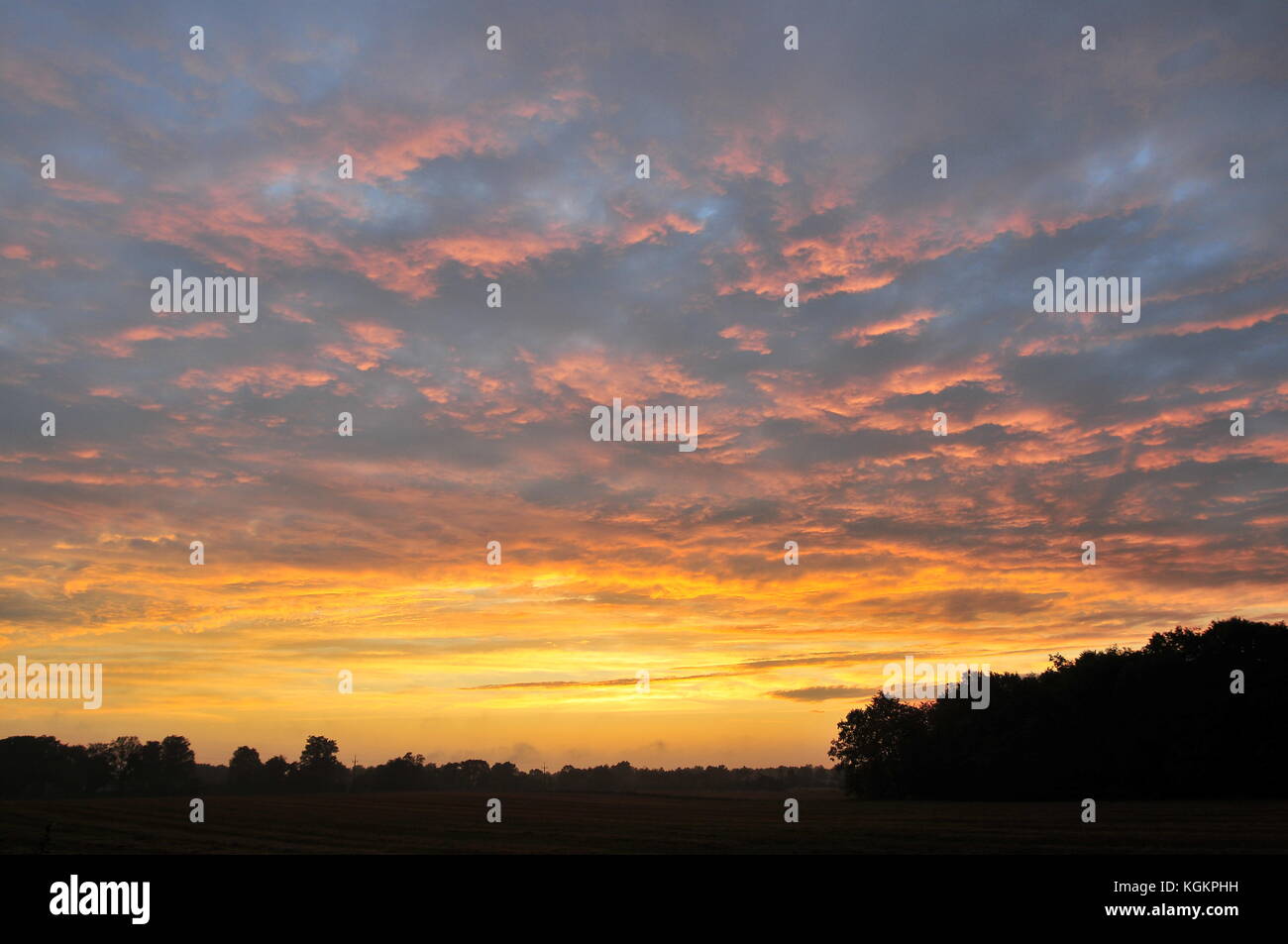 Sky at sunset Stock Photo - Alamy