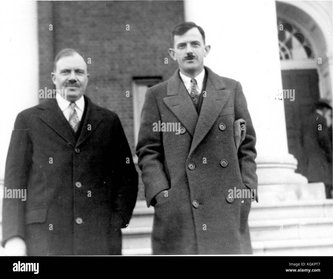 Photograph of Hessel Yntema and Leon Marshall, Law Professors at the ...