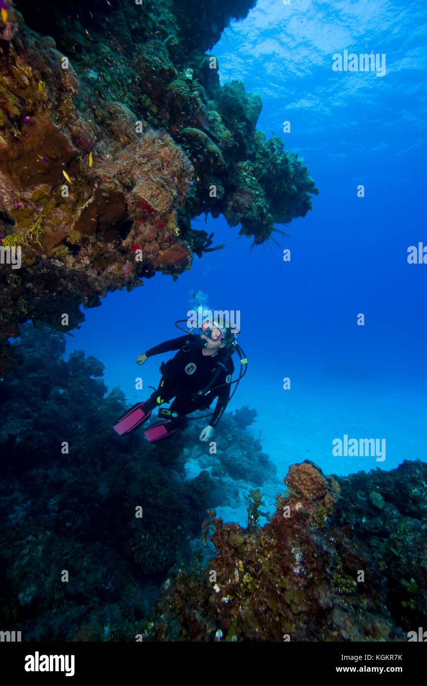 Cave Rock, Eleuthera, Bahama Islands Stock Photo - Alamy
