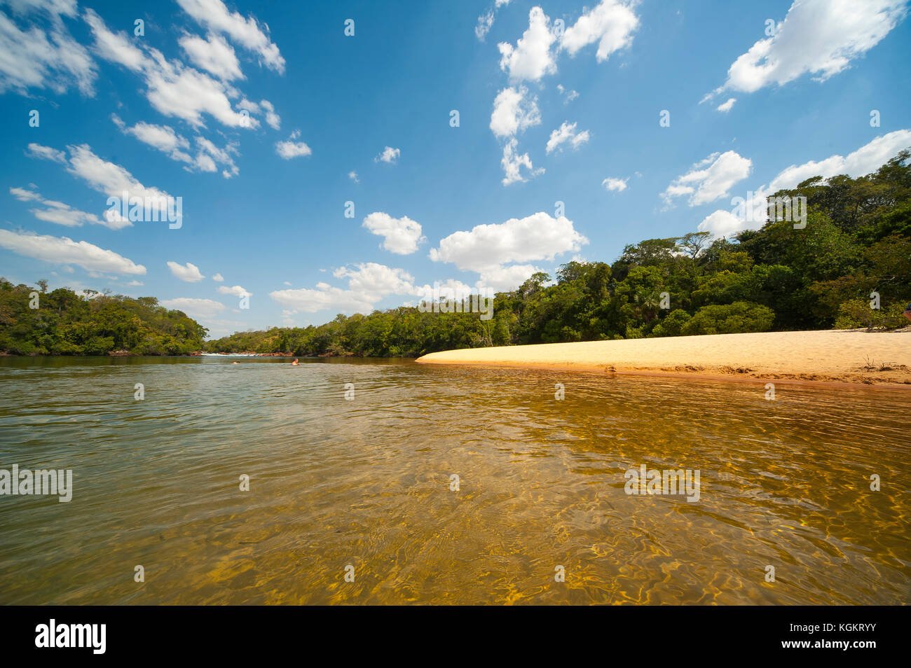 Prainha do Rio Novo, Jalapão Estadual Park, Tocantins, Brazil Stock ...