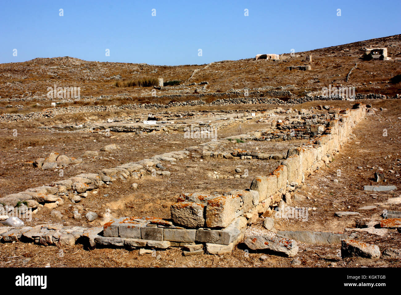 The Archegesion at Delos, Cyclades Stock Photo - Alamy
