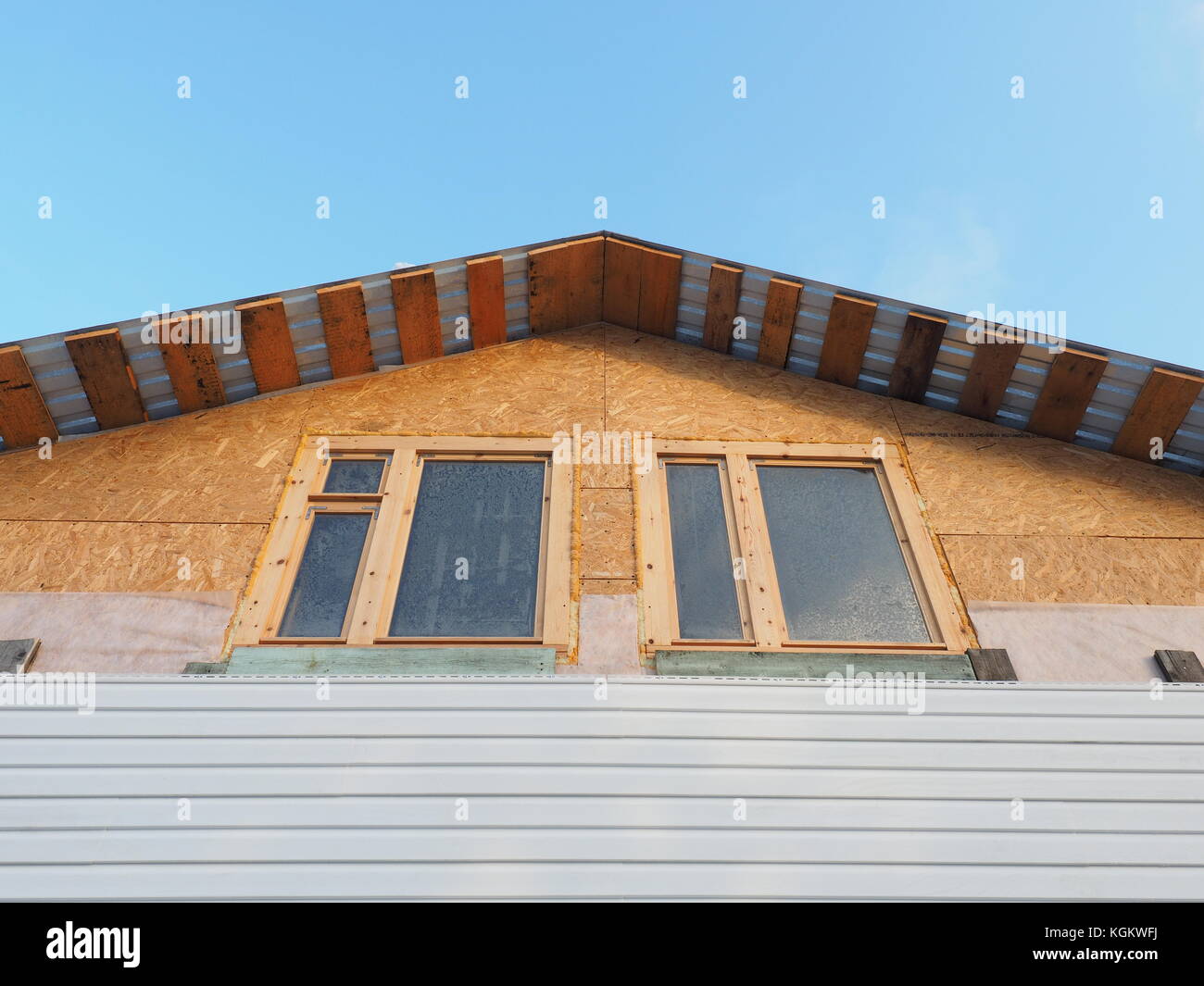 siding of frame house Stock Photo - Alamy