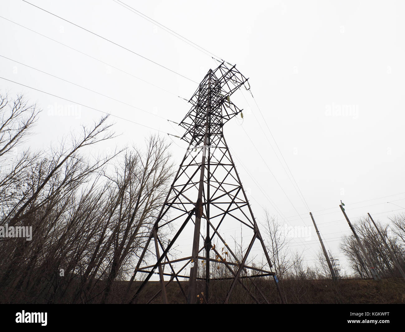 power line towers Stock Photo - Alamy