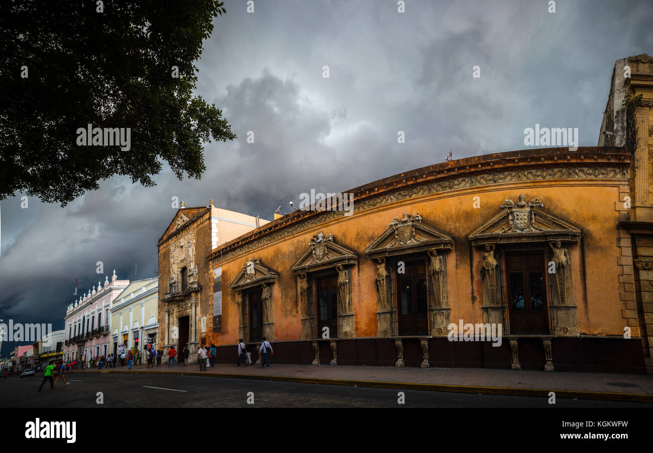 La Casa de Montejo, mérida, Yucatán, México Stock Photo - Alamy