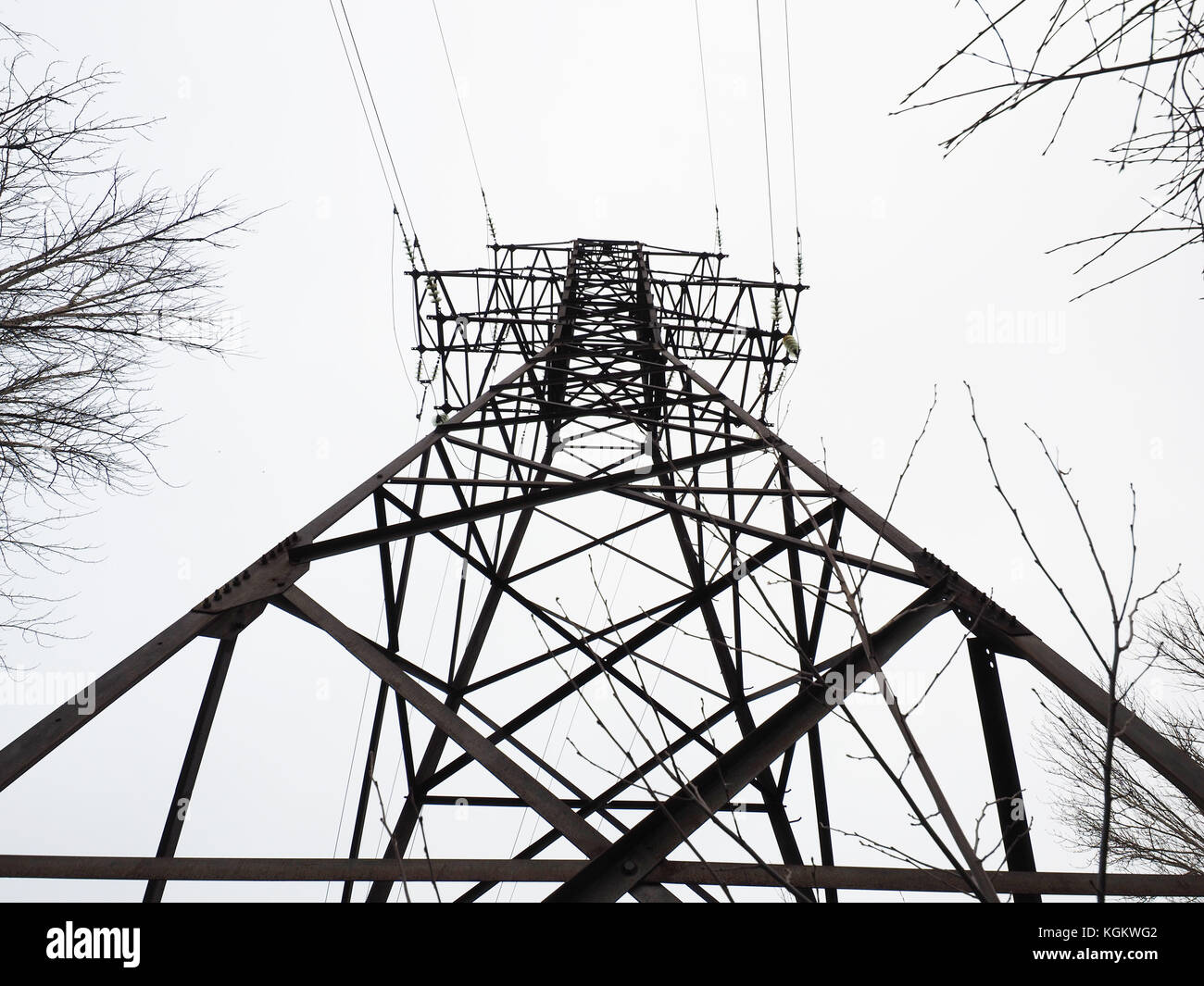power line towers Stock Photo - Alamy