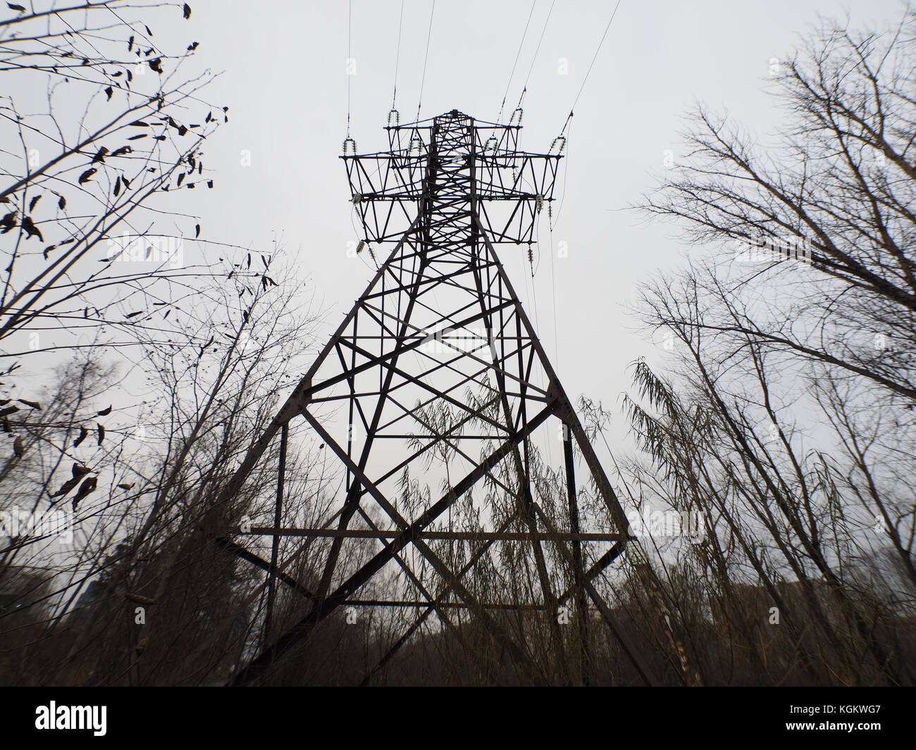 power line towers Stock Photo - Alamy