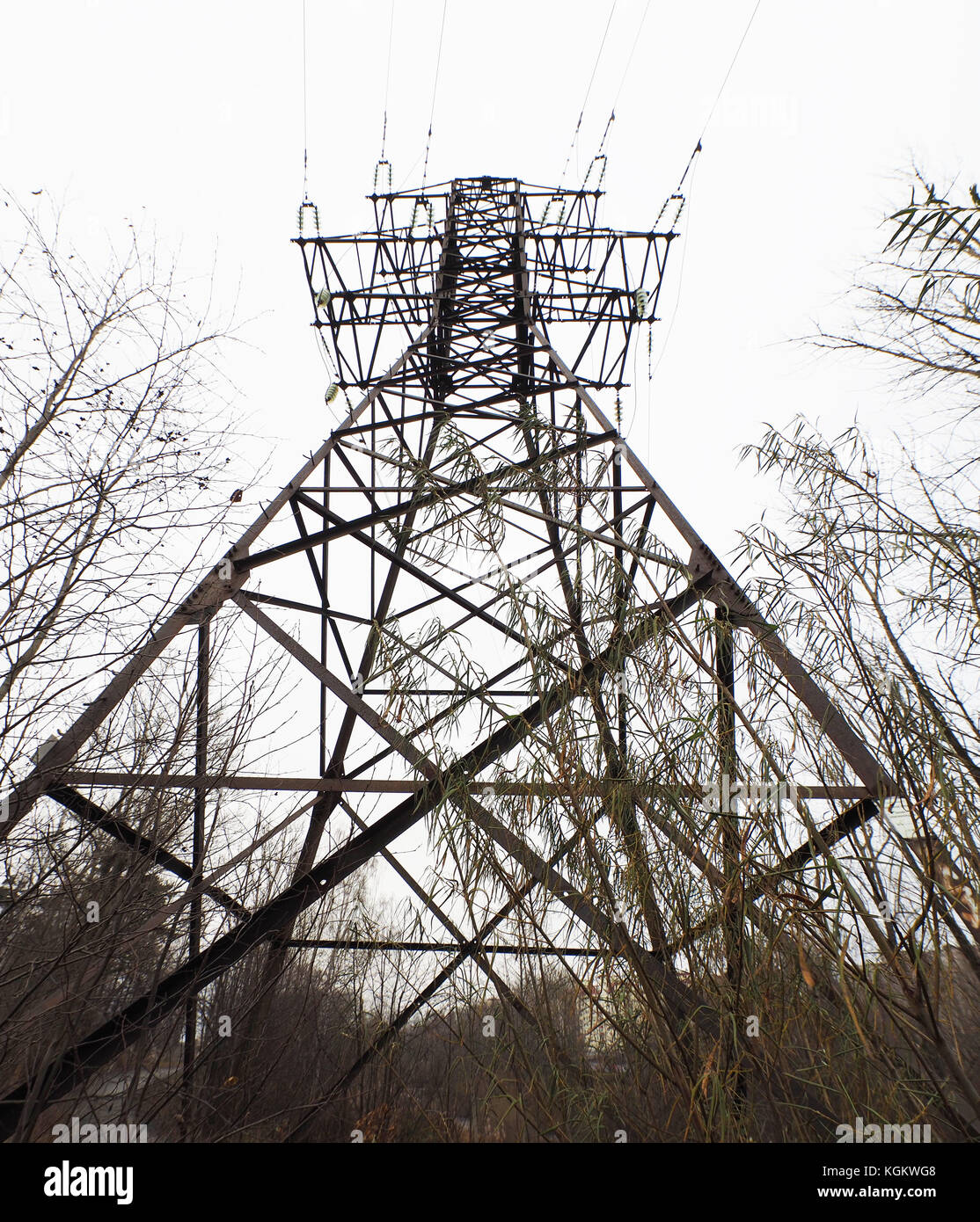 power line towers Stock Photo - Alamy