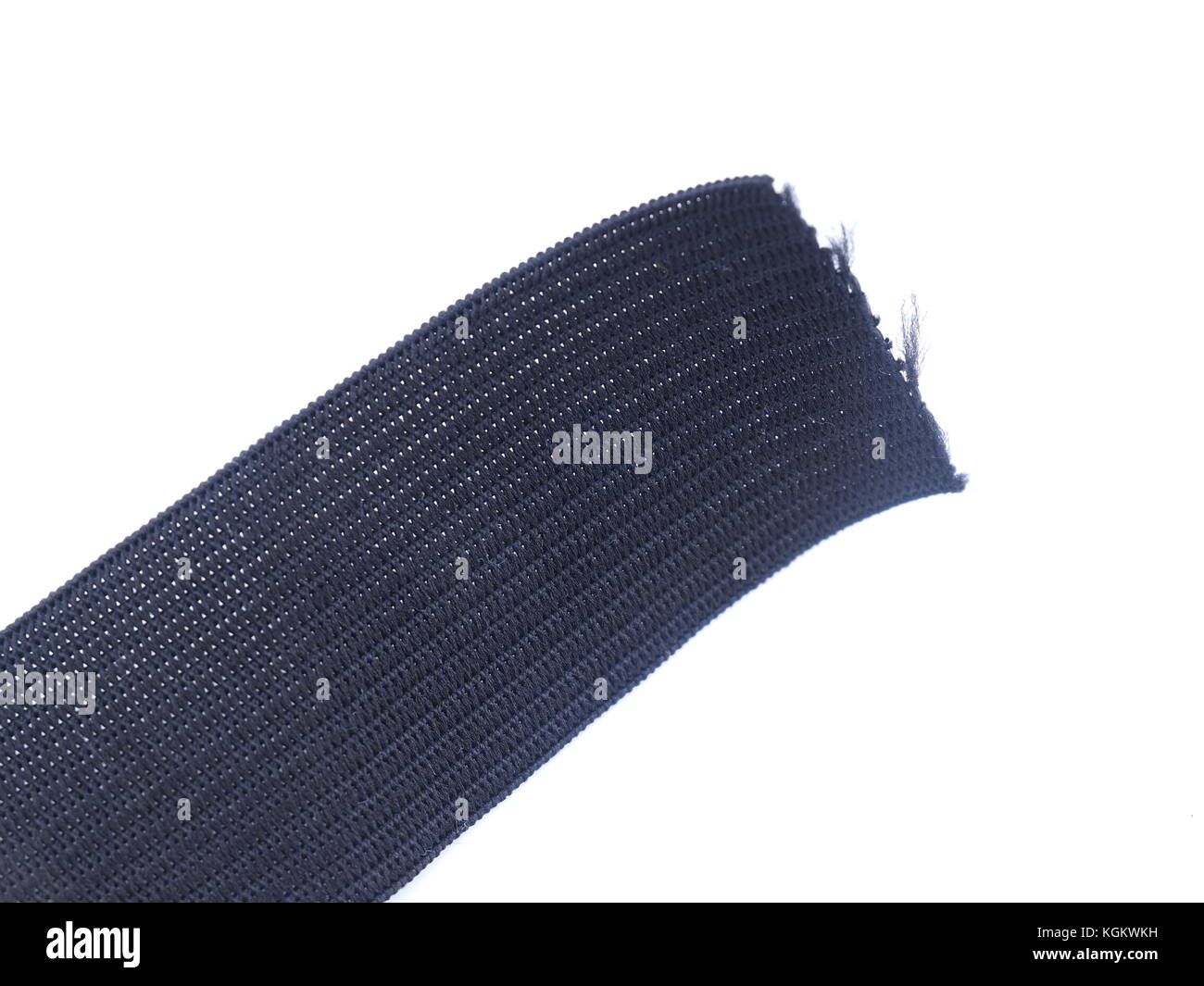 black fabric gum on white background Stock Photo - Alamy