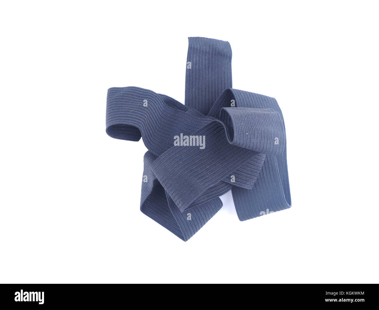 black fabric gum on white background Stock Photo - Alamy