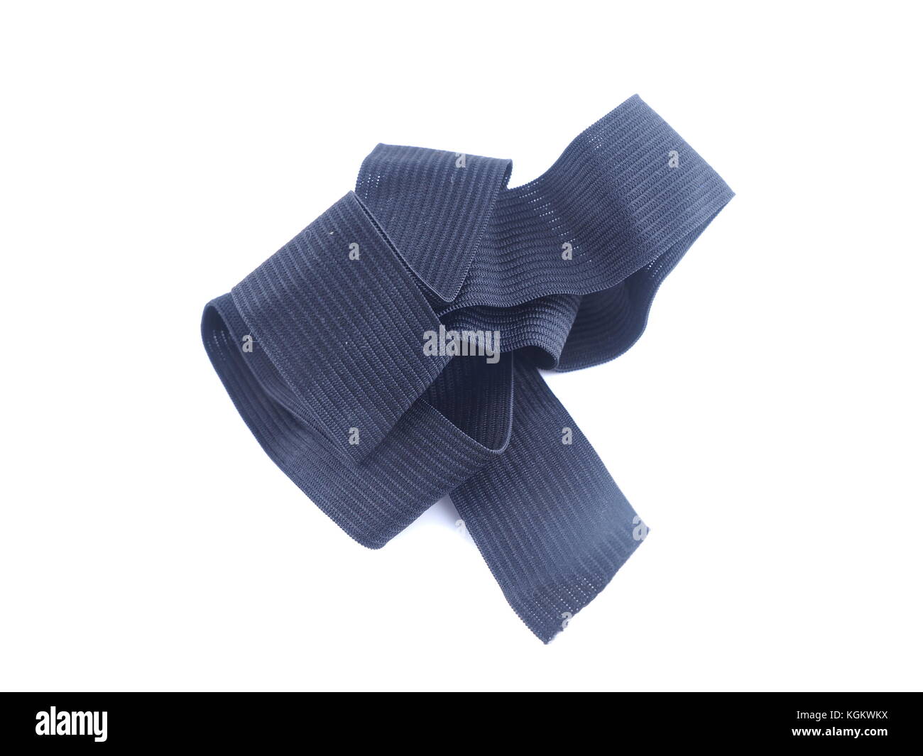 black fabric gum on white background Stock Photo - Alamy
