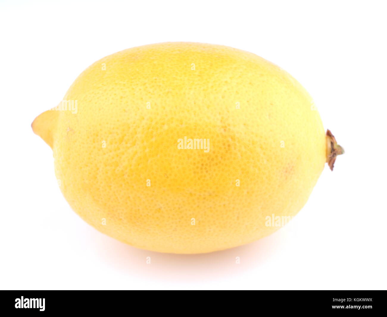lemon on white background Stock Photo - Alamy