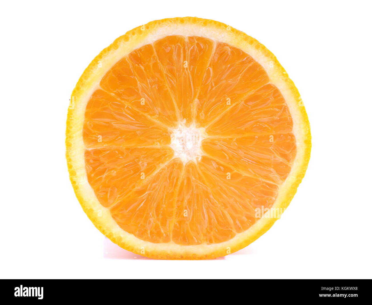 orange on white background Stock Photo - Alamy