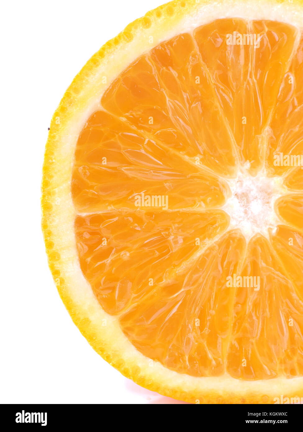 orange on white background Stock Photo - Alamy