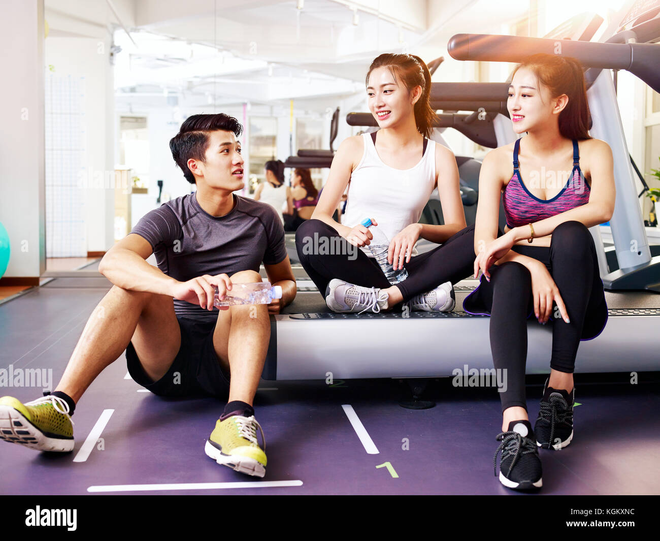 Young People Working Out