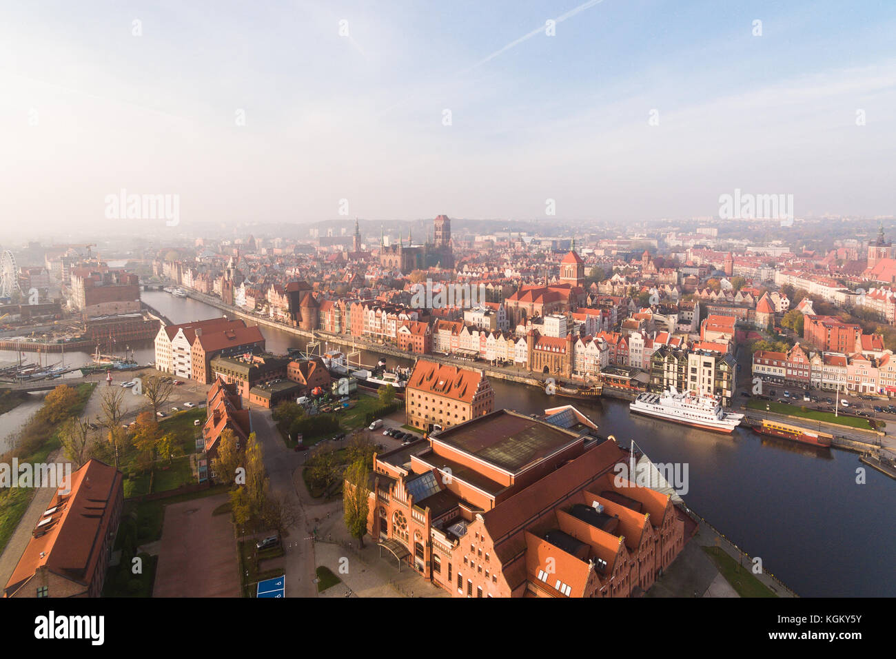 Old ship gdansk aerial hi-res stock photography and images - Alamy