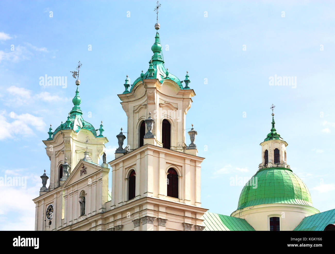 Two bell towers hi-res stock photography and images - Alamy