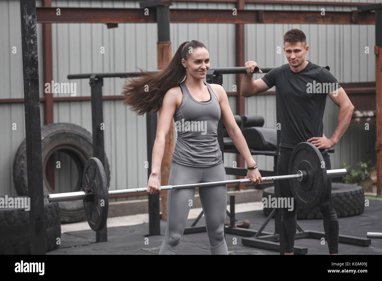 Lifting up coach hi-res stock photography and images - Alamy