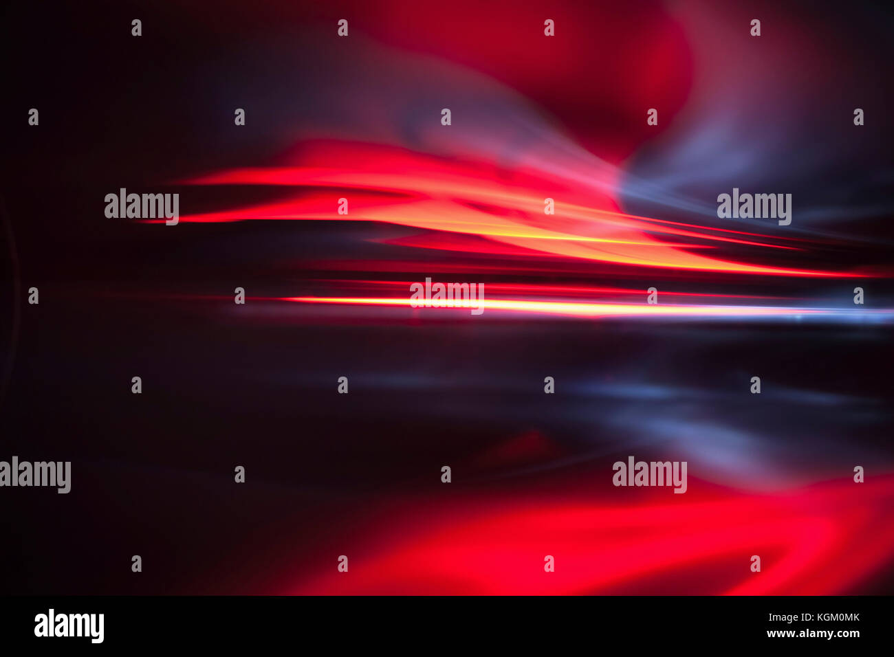 Full frame abstract image of vibrant red light trails Stock Photo - Alamy