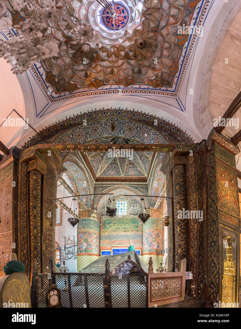 High Resolution Panoramic view of Mevlana Tomb at Mevlana museum in ...