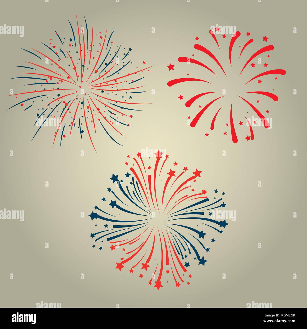 brightly colorful fireworks background vector illustration graphic ...