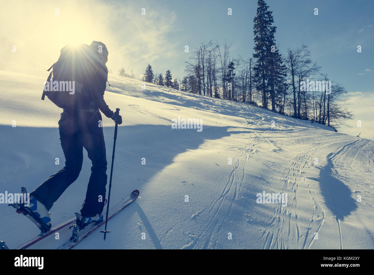 Back country ski tourism hi-res stock photography and images - Alamy