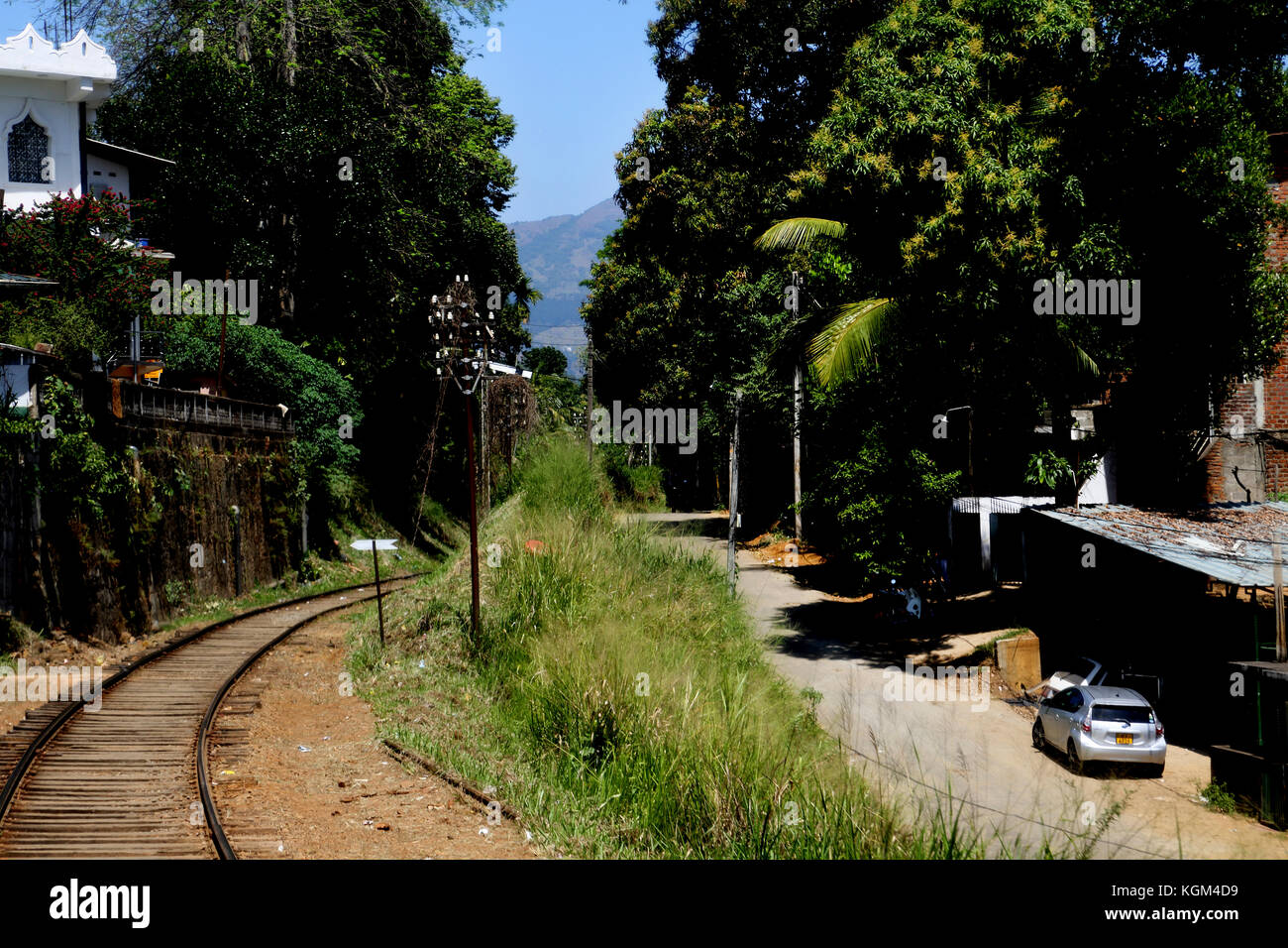 Kandy Central Province Sri Lanka Past Peradeniya Junction Station ...