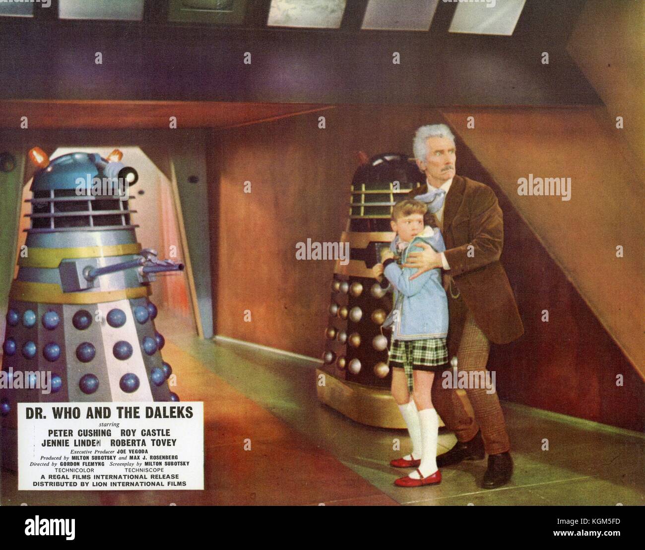 Dr. Who and the Daleks (1966) , Peter Cushing , Roberta Tovey Date: 1965 Stock Photo - Alamy