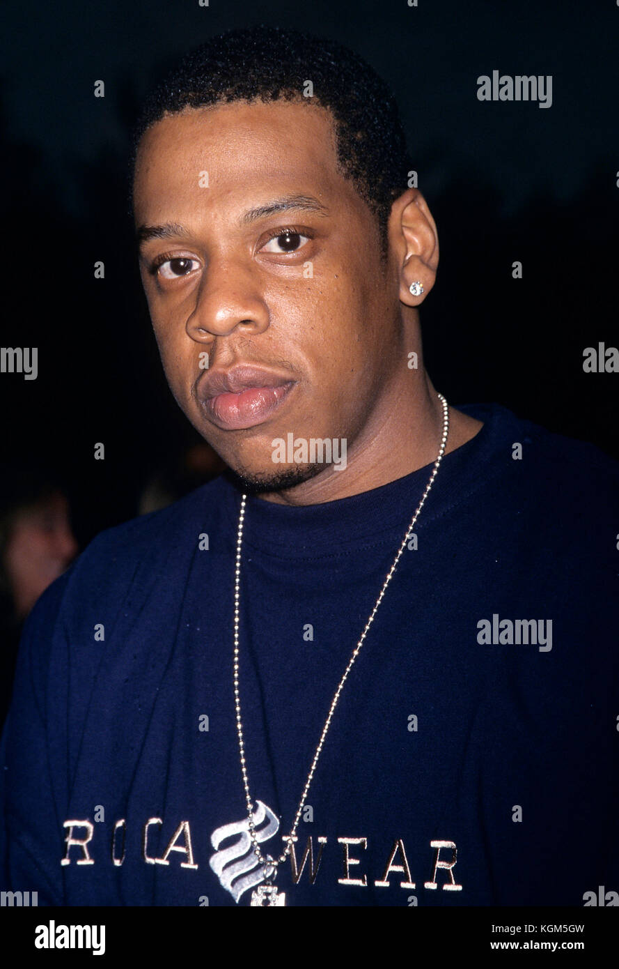 Jay-Z pictured at the premiere of "Brokedown Palace" at Chelsea West ...