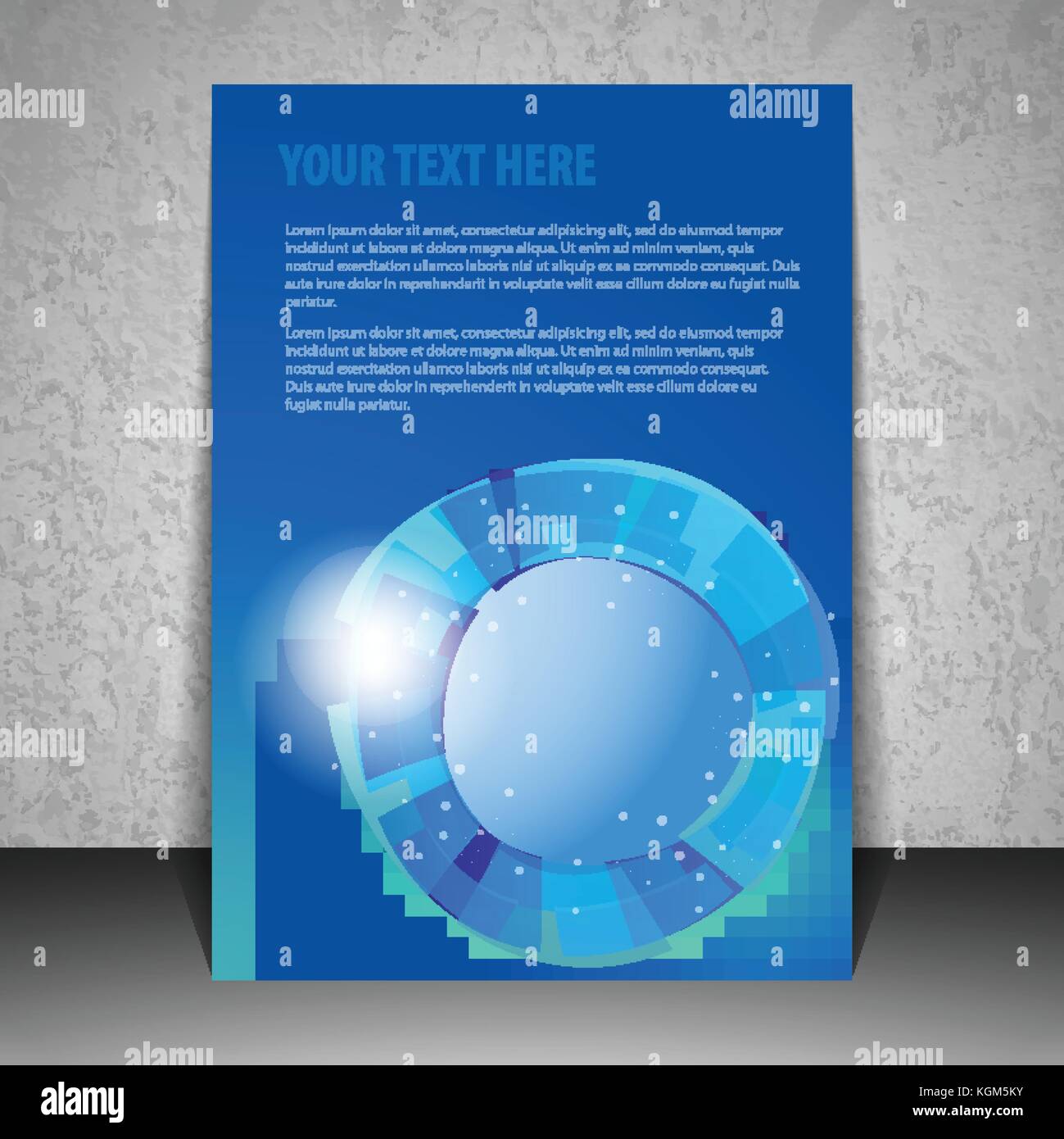 Abstract Colorful Modern Styled Flyer, Folder, Brochure, Leaflet ...