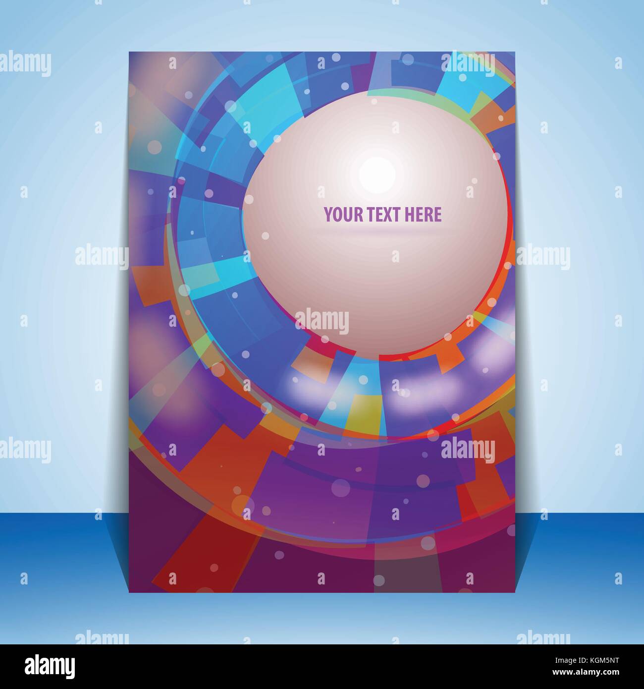 Abstract Colorful Modern Style Bright Futuristic Flyer, Folder ...