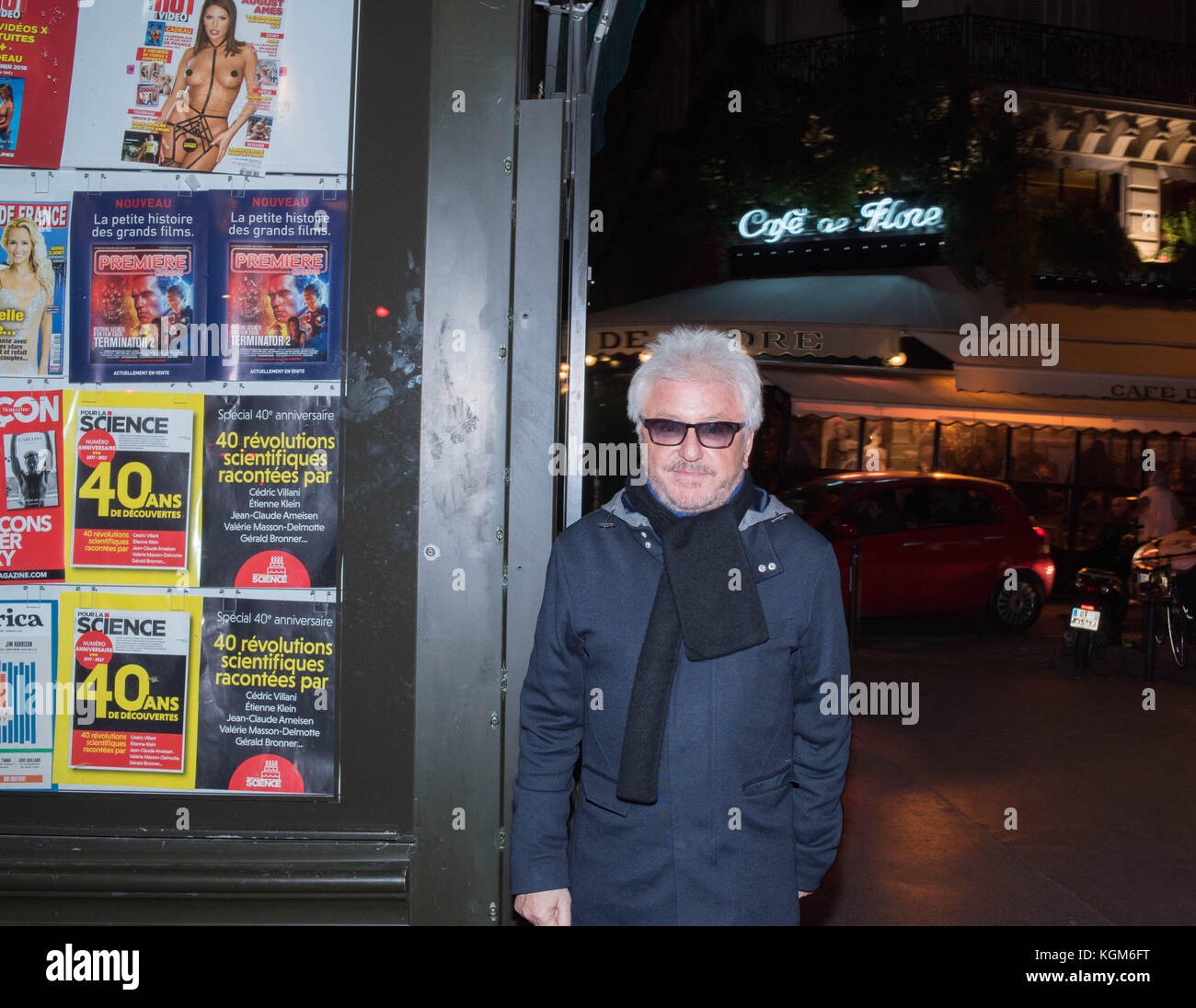 Saint-Germain-des-Prés in Paris- Photo pose - Marc Cerrone, a musician ...