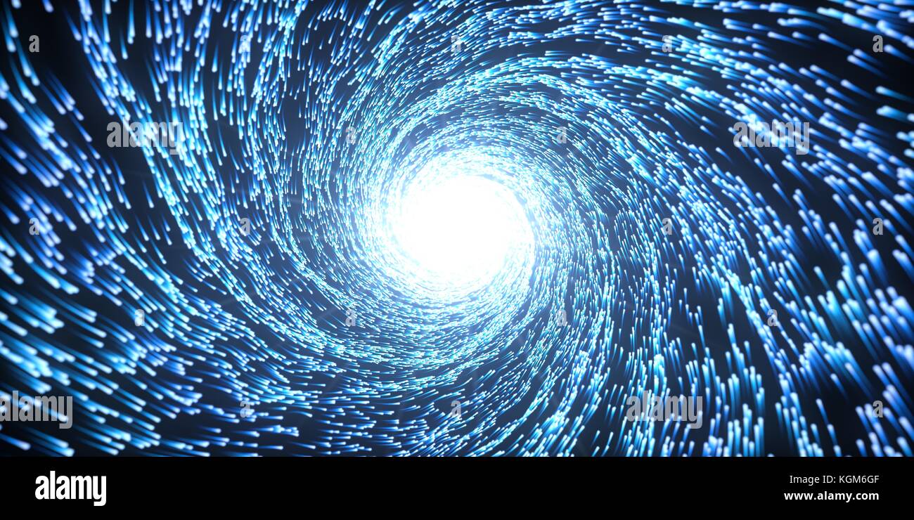 concept of energy particles and light core. 3d illustration Stock Photo ...