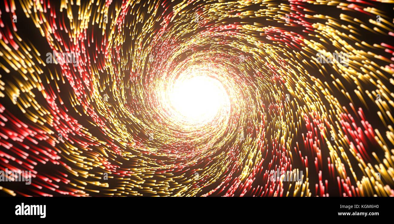 concept of energy particles and light core. 3d illustration Stock Photo ...