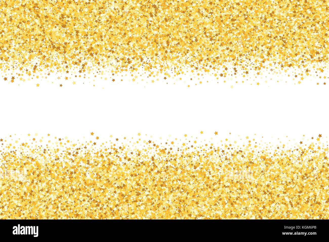 Border with shimmer stars. Golden frame Stock Vector Image & Art - Alamy
