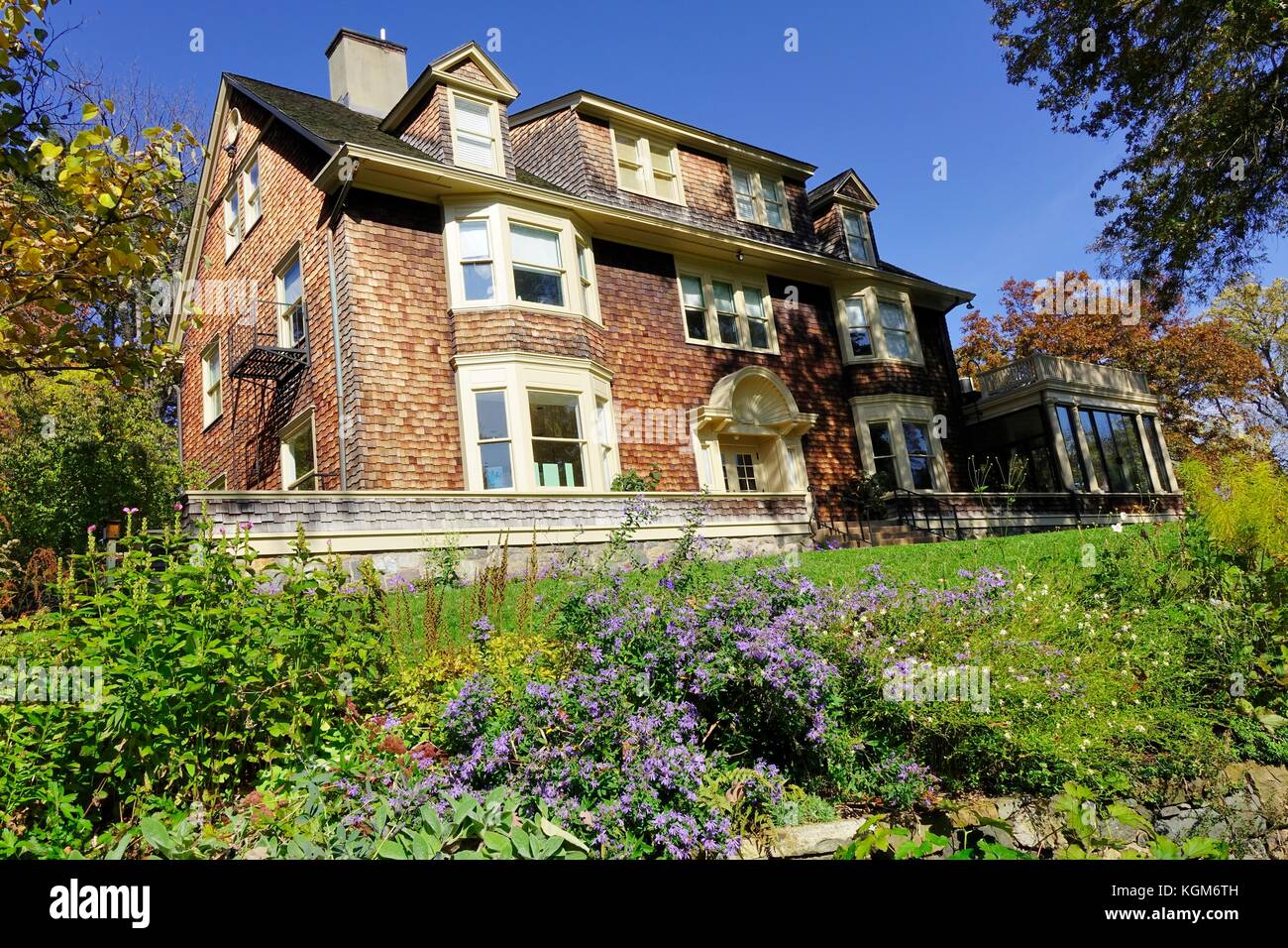 The Wisner house at Reeves-Reed Arboretum, Summit, New Jersey Stock ...
