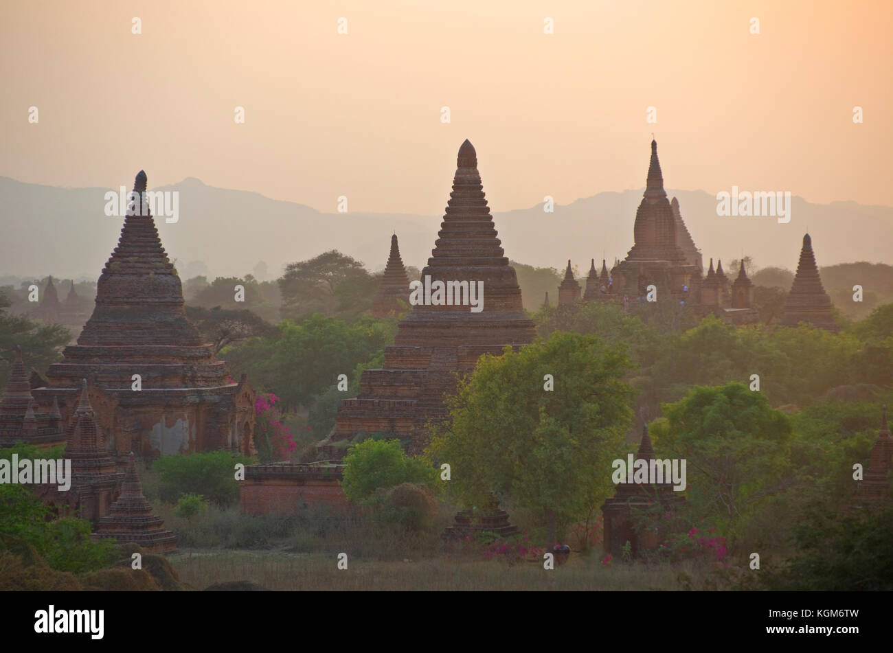 Ancient Pagodas in Bagan Myanmar Stock Photo - Alamy